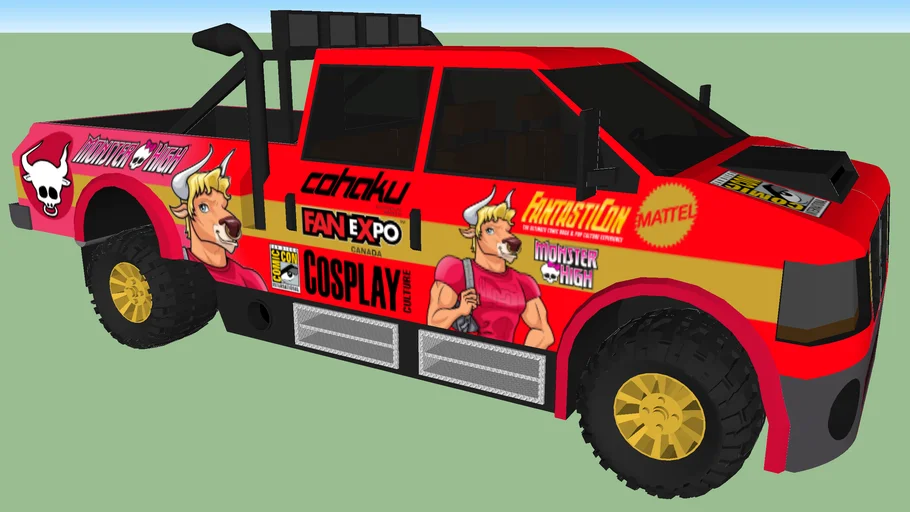 Monster High Manny Taur Car | 3D Warehouse