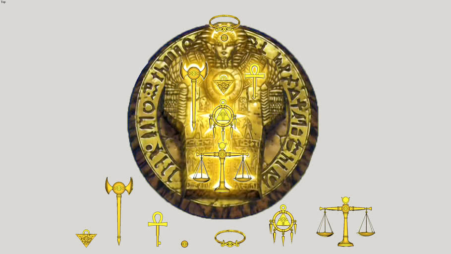 Millennium items Yugioh | 3D Warehouse