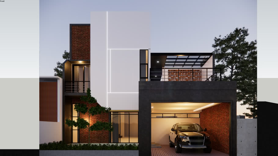 RUMAH INDUSTRIALIS 2 LANTAI | 3D Warehouse