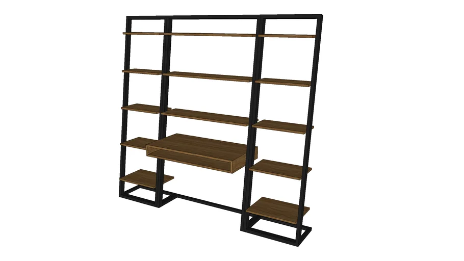 Desk filing unit | 3D Warehouse