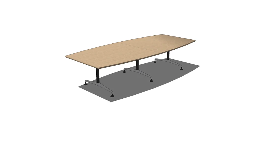 PARS MB-08 (Ski) Meeting Table | 3D Warehouse