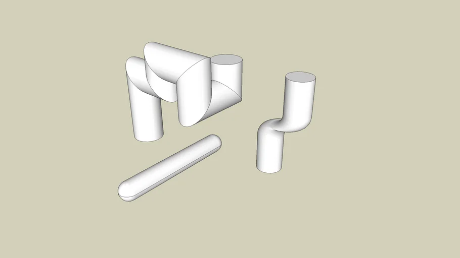 Complex Organic Shapes Version 1 | 3D Warehouse