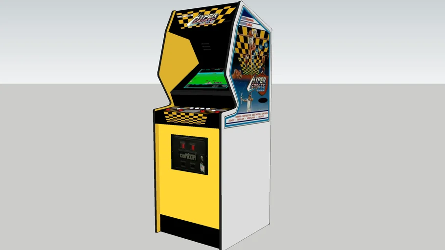 Hyper Sports arcade game | 3D Warehouse