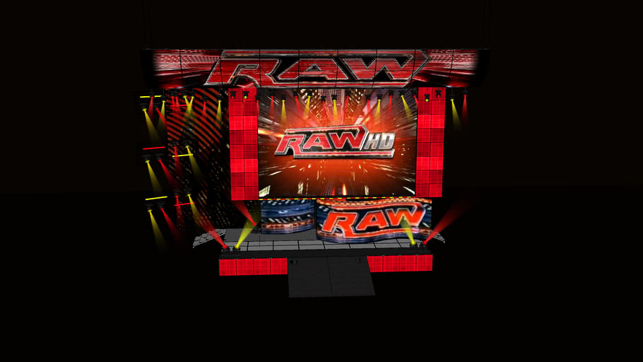 Wwe stage with new theme | 3D Warehouse
