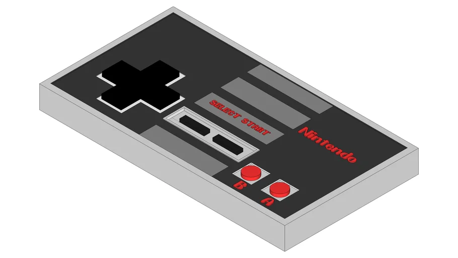 Nintendo Entertainment System Controller | 3D Warehouse