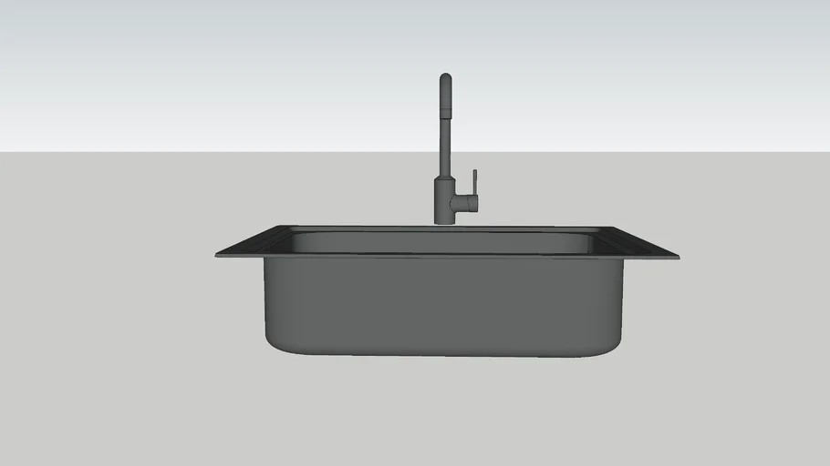 SILVER SINK UNDERMOUNT | 3D Warehouse