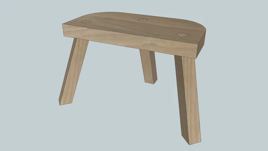 Viking Lund Stool, Mk. II | 3D Warehouse