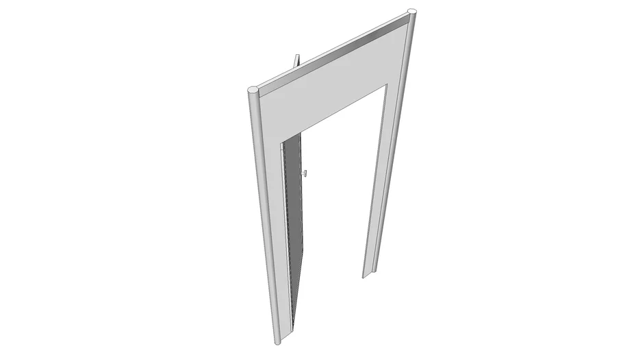 octanorm door | 3D Warehouse