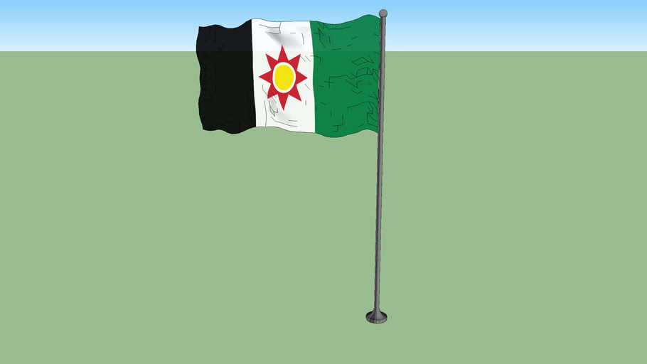 Flag of Iraq (1959-1963) | 3D Warehouse