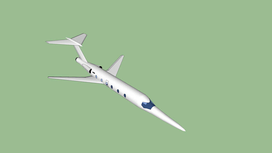 Supersonic Business Jet | 3D Warehouse