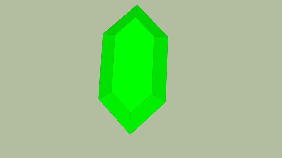 green rupee | 3D Warehouse