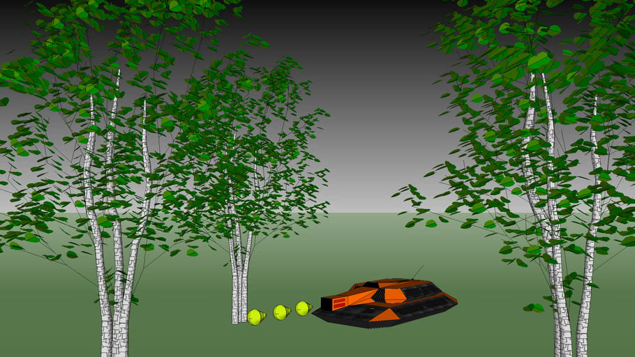 Battlezone 2 ISDF battle tank with plasma cannon | 3D Warehouse