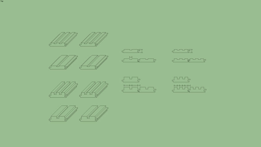 Castellation Rough Stack | 3D Warehouse