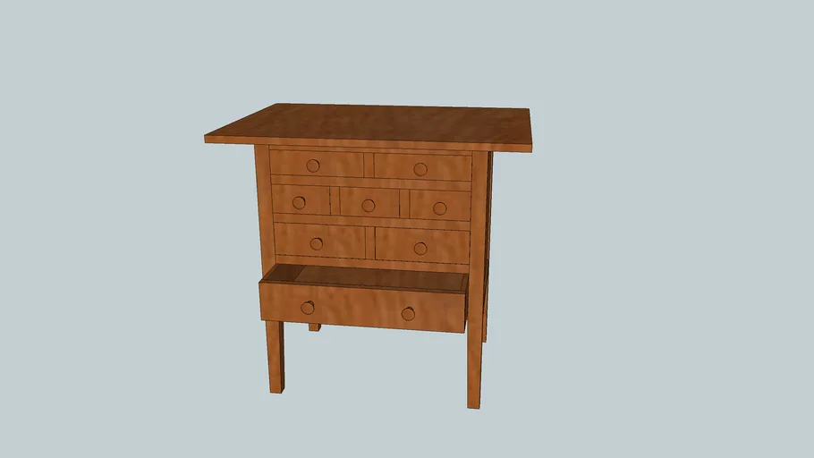 Shaker Sewing Table | atelier-yuwa.ciao.jp