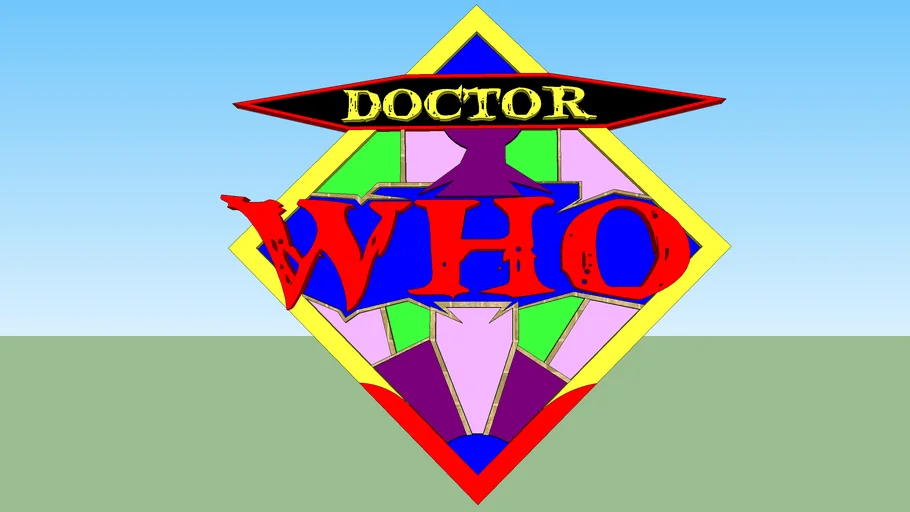 Doctor Who Retro Logo | 3D Warehouse