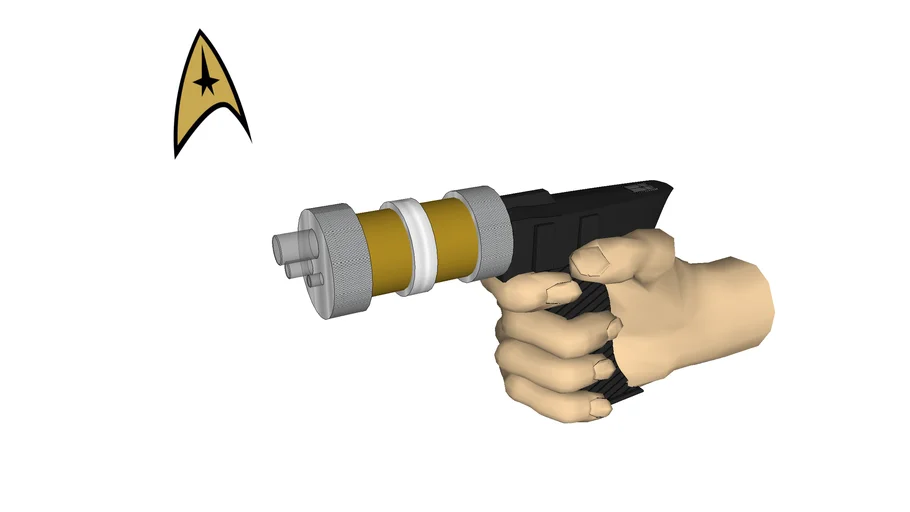Star Trek Weapons - Original Series - Laser Pistol Mk 1 (2250-2265 ...
