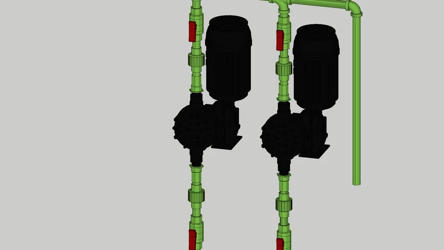 Dosing Pump - Bơm định lượng | 3D Warehouse
