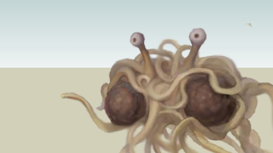 Flying Spaghetti Monster | 3D Warehouse