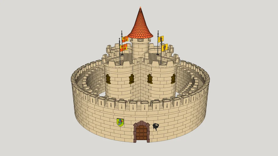 Circular castle | 3D Warehouse