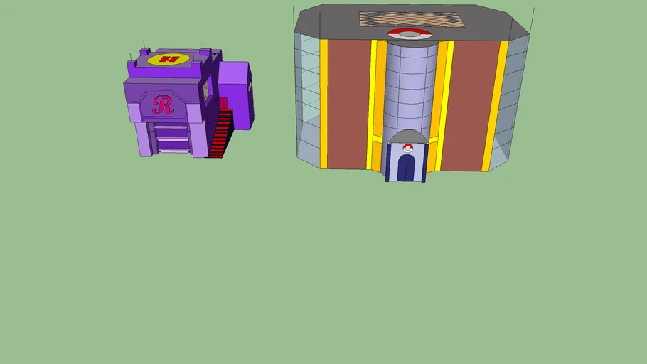 Pokemon Buildings | 3D Warehouse