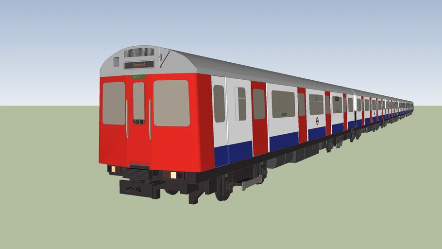 London UNDERGROUND D78 Surface Stock | 3D Warehouse