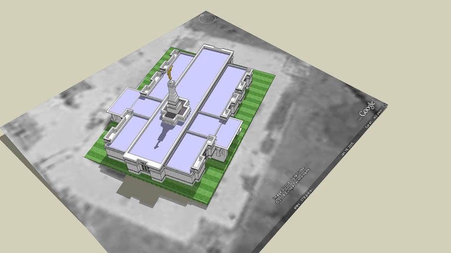 LDS. Templo Mormon, Aba Nigeria 121 st. operating Temple, | 3D Warehouse