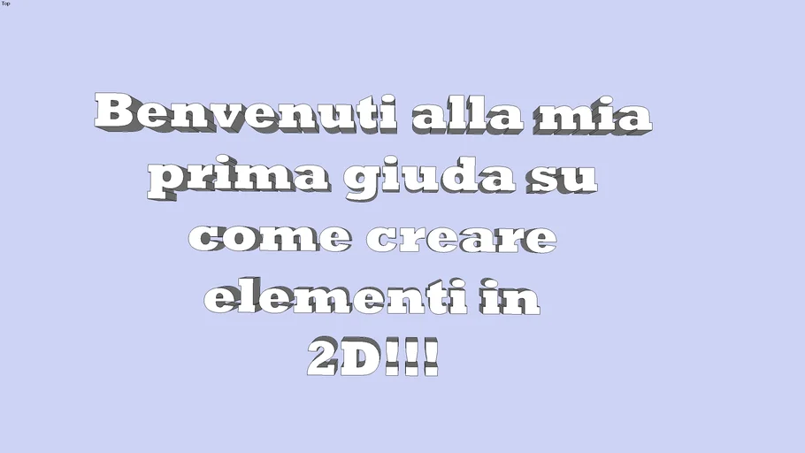 tutorial element 2d - come creare elementi in 2d | 3D Warehouse