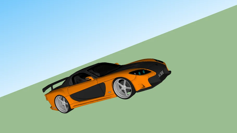 mazda rx7 veilside de han rapido y furioso reto tokio | 3D Warehouse