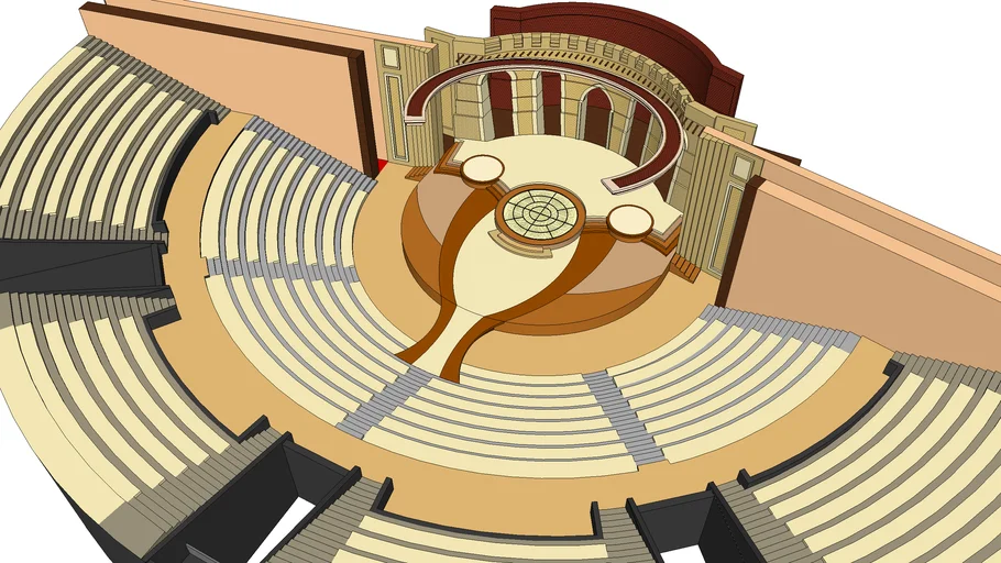 Queen Works Tour Stage 3d Warehouse Concert Stage 3D Model By Nvere