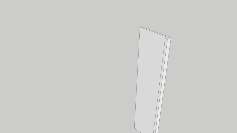 Pure Wall units Filler H132 | 3D Warehouse