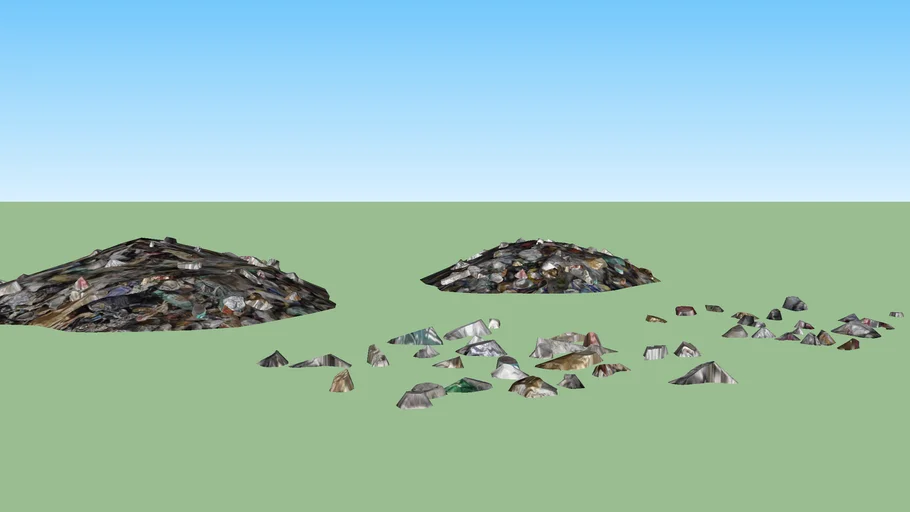 Rubbish pile set 4 | 3D Warehouse