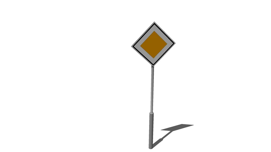 Major road sign (NL) | 3D Warehouse