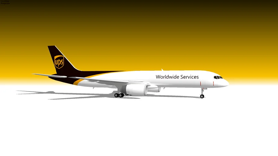 UPS Boeing 757-24AF (New Livery) | 3D Warehouse