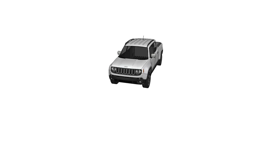 Jeep Renegade pickup version | 3D Warehouse