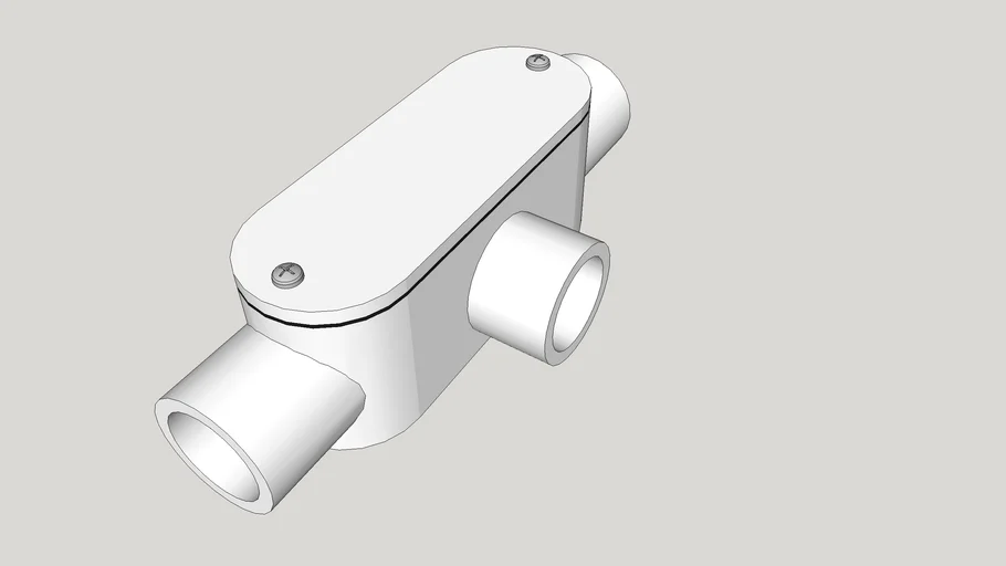 Electrical Conduit Body TLB 1/2' | 3D Warehouse