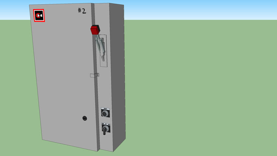 Cutler Hammer (Eaton) pump disconnect and control panel | 3D Warehouse