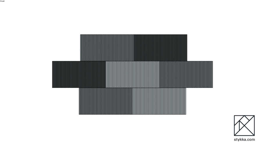 Graphic Panel ( Straight Lines ) | 3D Warehouse