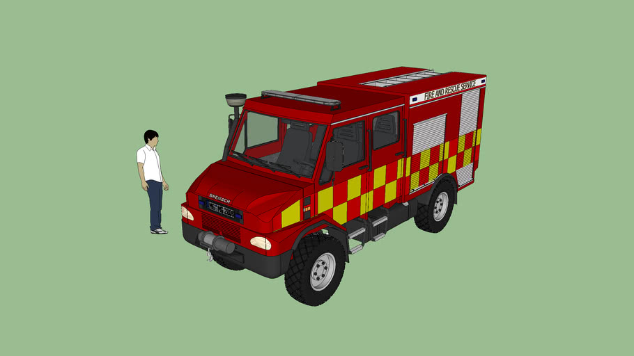 Bremach Light Fire Appliance | 3D Warehouse