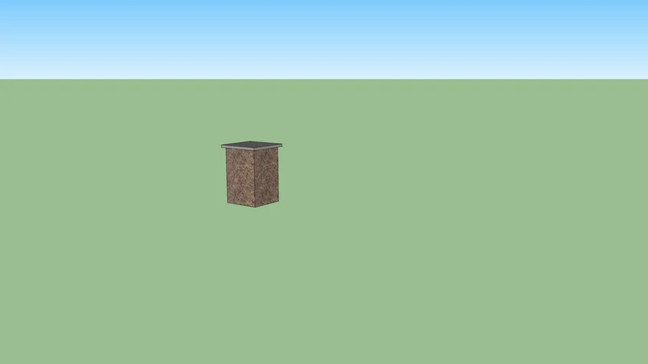Stone Base w/ Cap | 3D Warehouse