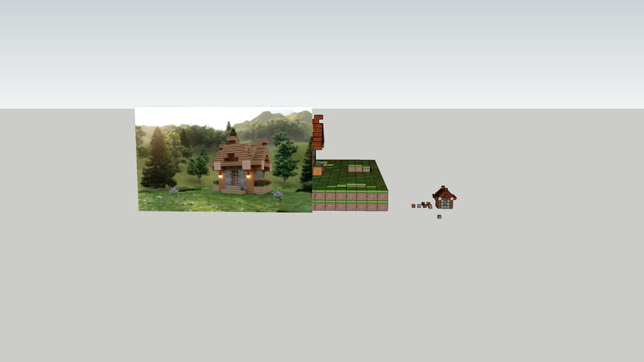 Minecraft House | 3D Warehouse