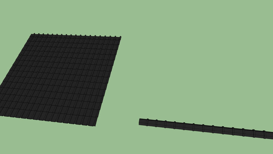 Atap Beton + Wuwung | 3D Warehouse