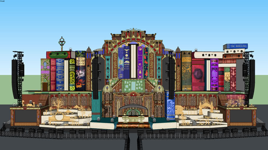 Tomorrowland 2019: The Book of Wisdom the Return (part 1) | 3D Warehouse