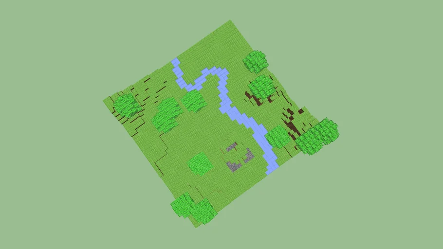 Minecraft Terrain | 3D Warehouse