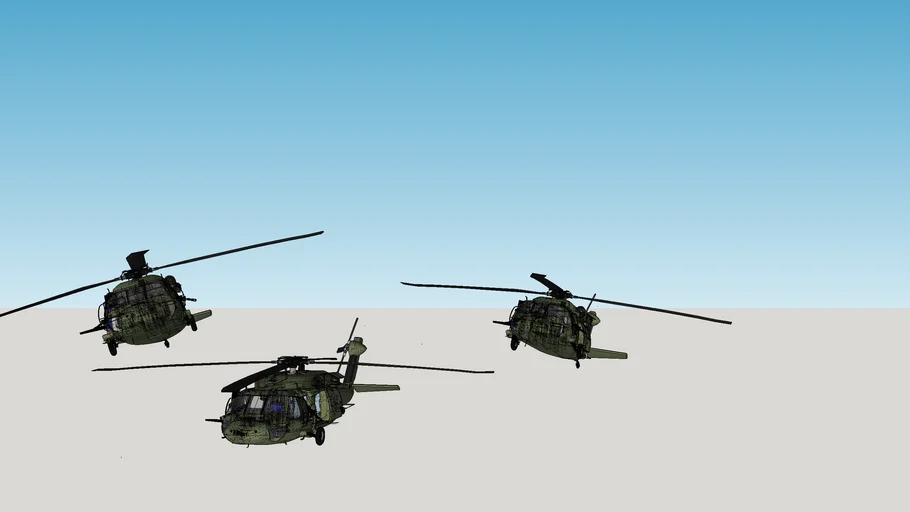 fancy ninja penguin attack helicopter | 3D Warehouse