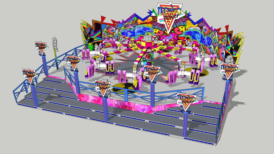 Funfair Ride (TECHNO POWER) | 3D Warehouse