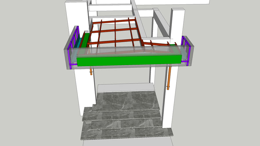 GO RES PORCH PARAPET | 3D Warehouse