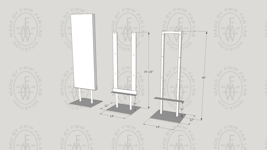 19.215.1.1- Painting stand | 3D Warehouse