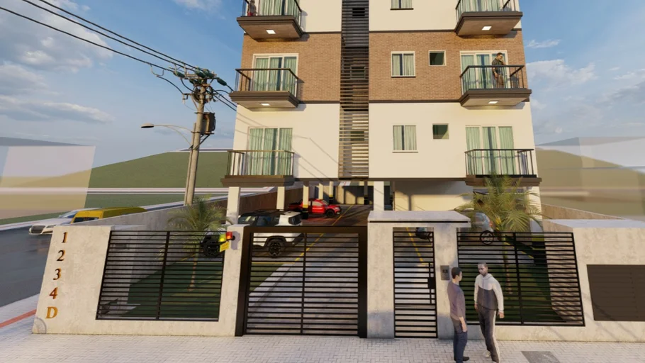 Prédio 3 andares | 3D Warehouse