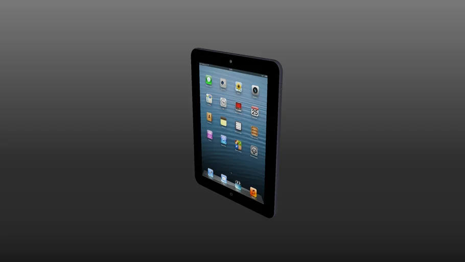 iPad 5 // Black & Slate // 1st option | 3D Warehouse