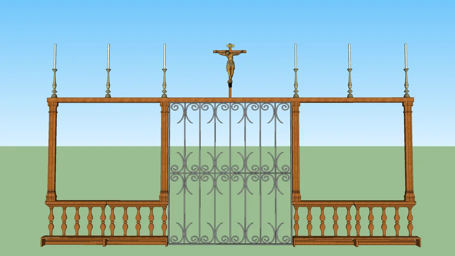 Wooden Rood Screen | 3D Warehouse
